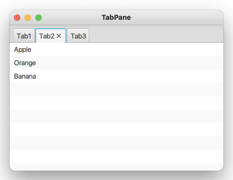 【JavaFX】タブを作成・表示する方法（TabPane）| kitanote
